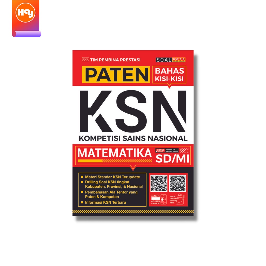 Jual Buku KSN Matematika SD/MI, Kompetisi Sains Nasional Paten Bahas Kisi-Kisi KSN Matematika SD ...