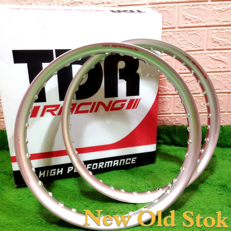 Jual Velg Pelek TDR 140 x 140 ring 17 Depan Belakang Silver TDR Racing ...
