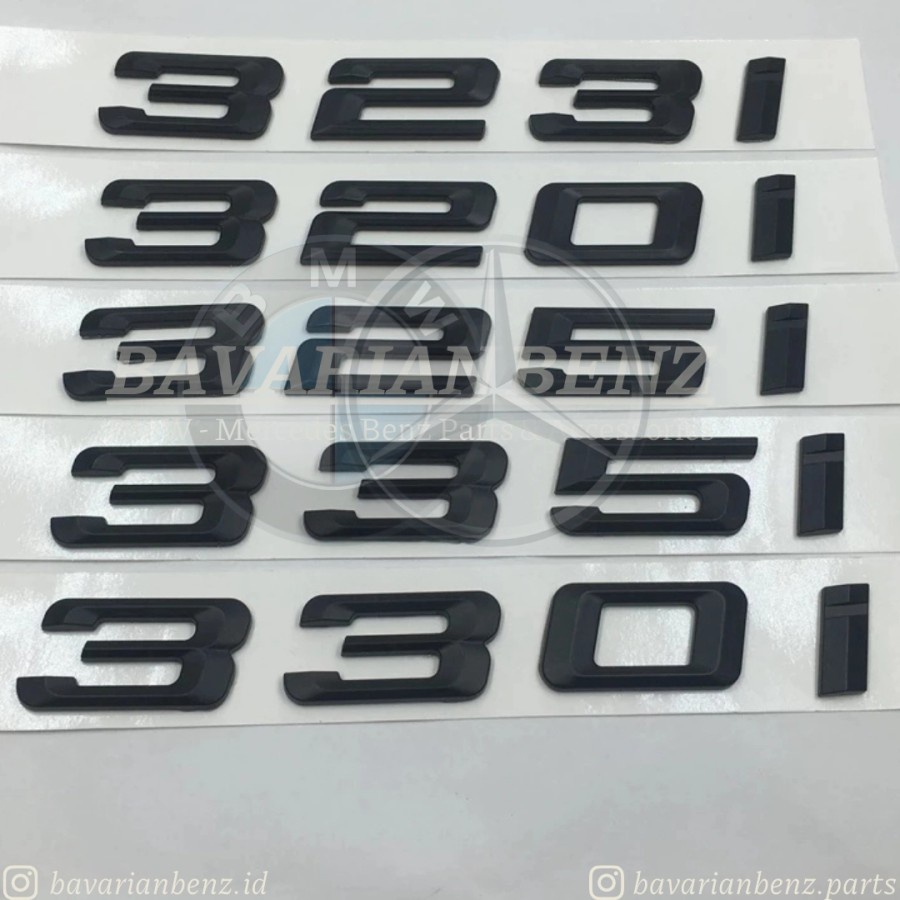 Jual Emblem BMW 3 series Badge Logo 318i 320i 323i 325i 328i 330i 320d ...