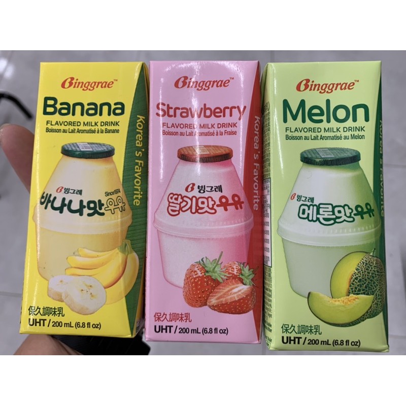 Jual BINGGRAE Flavored Milk Susu Korea rasa buah buahan | Shopee Indonesia