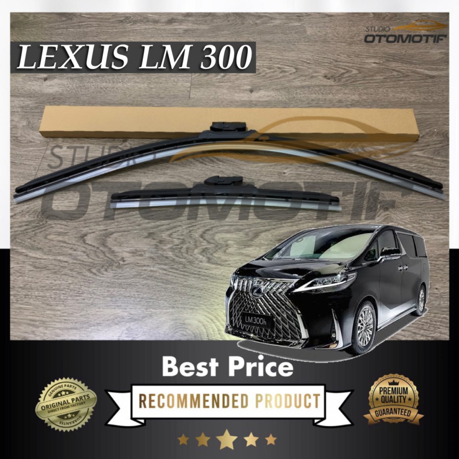 Jual WIPER LEXUS LEXUS LM300 LM 300 SOFT PAD FRAMELESS 1 SET | Shopee ...