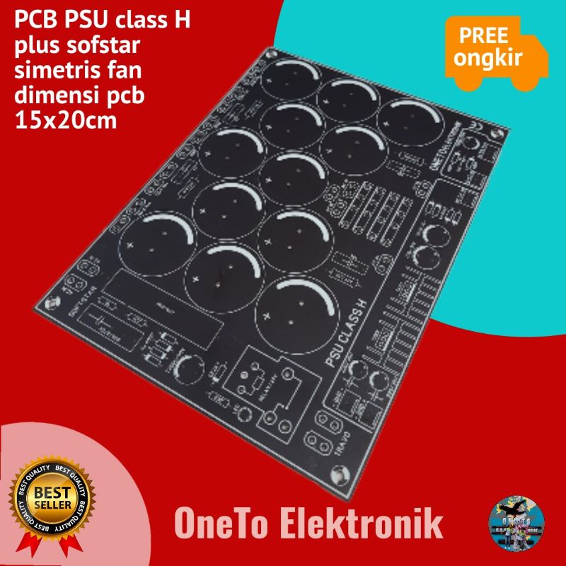 Jual Pcb psu class H untuk 12elco plus sofstar simetris fan | Shopee ...