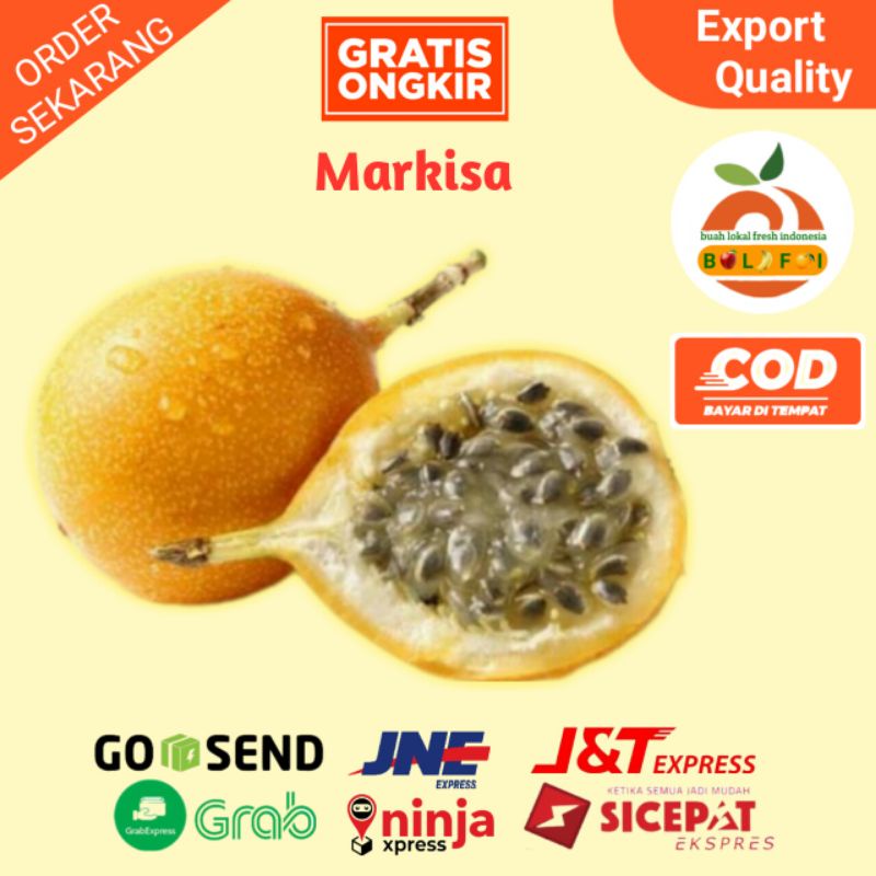 Jual BUAH MARKISA FRESH MANIS DAN SEGARR | Shopee Indonesia