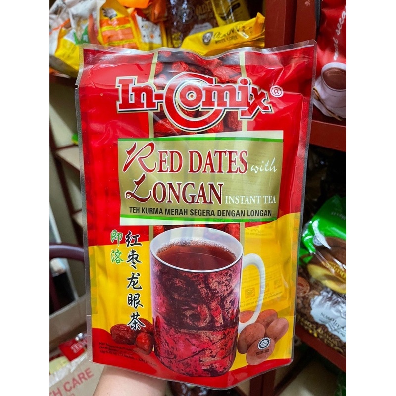 Jual In Comix RED DATES WITH LONGAN Instant Tea/AngCo Teh Kurma Merah ...