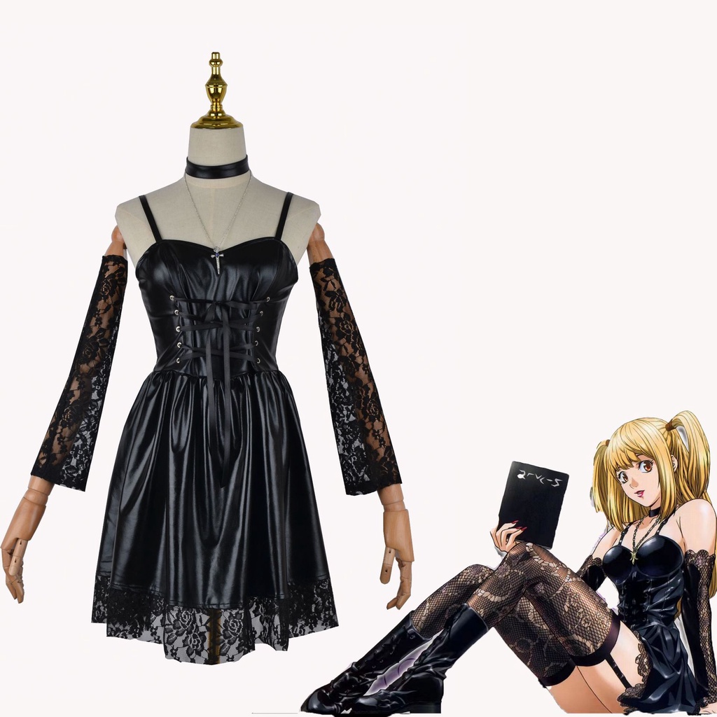 Jual PREORDER Anime Death Note Misa Imitation Leather Sexy Tube Top ...