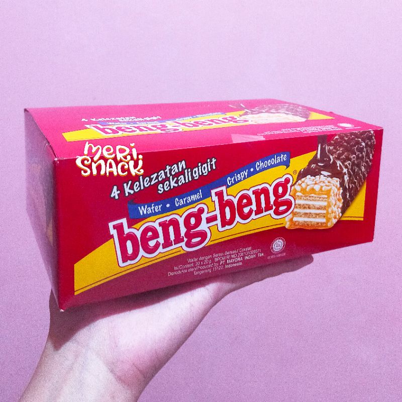 Jual Beng-Beng 1 Box Isi 17 / Wafer Coklat Caramel | Shopee Indonesia