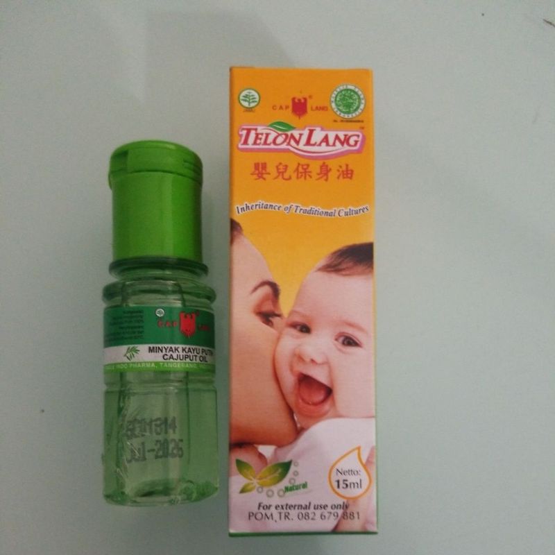 Jual minyak kayu putih dan minyak telon cap lang 15ml telon lang plus | Shopee Indonesia