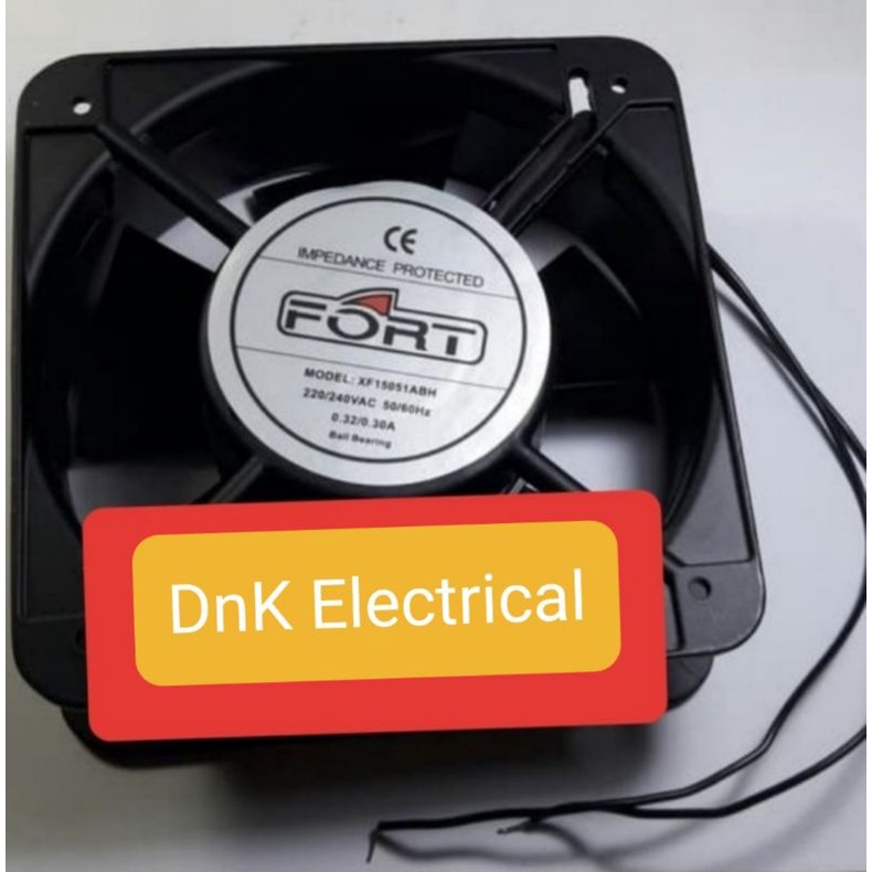 Jual Axial Blower Fan Exhaust 6"inch/6" Model Ball Bearings Merk FORT ...