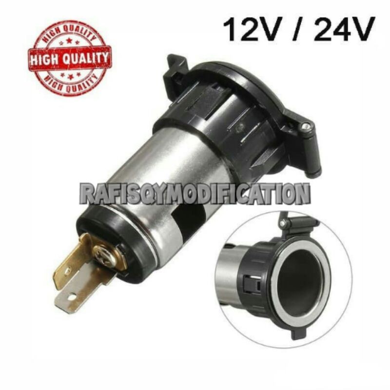 Jual Soket Colokan Listrik 12V Socket Lighter Charger Mobil Motor ...