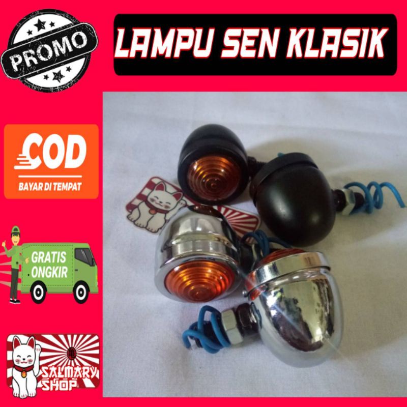 Jual Lampu Sen Klasik Lampu Sein Japstyle Custom Classic CB Bekjul C70 ...