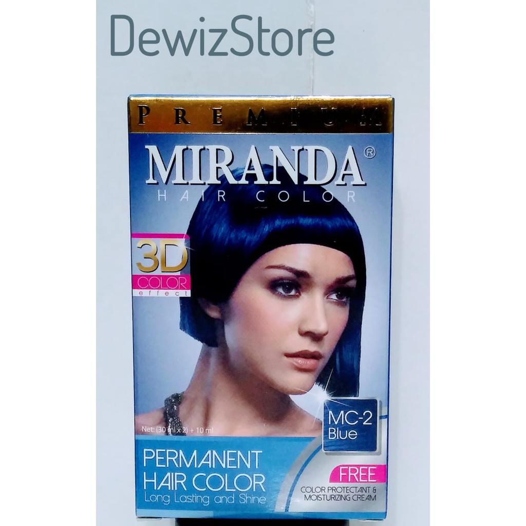 Jual MIRANDA HAIR COLOR / PEWARNA RAMBUT MIRANDA (MC 2 - BLUE 0.1 ...
