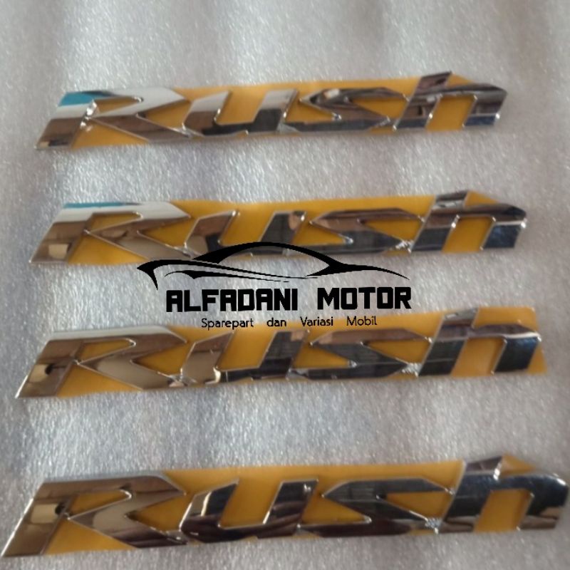 Jual EMBLEM TULISAN LOGO MEREK TOYOTA RUSH(2007-2017) DAN RUSH(2018 ...