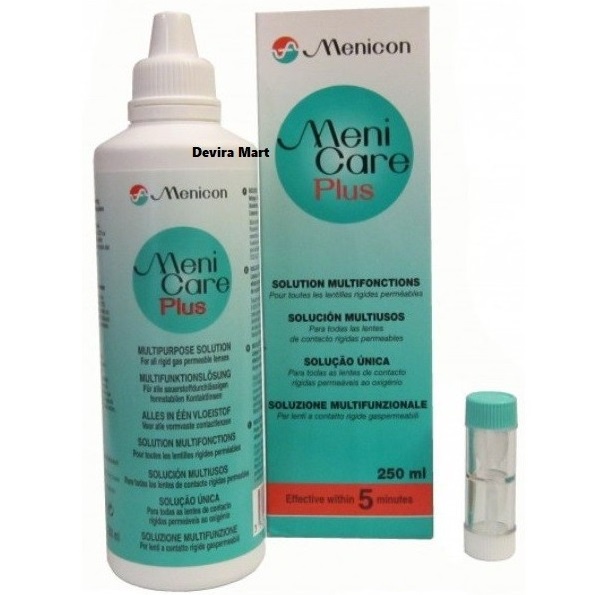 Jual Menicon Menicare Plus Solution Unica Cairan Pembersih Lensa ...