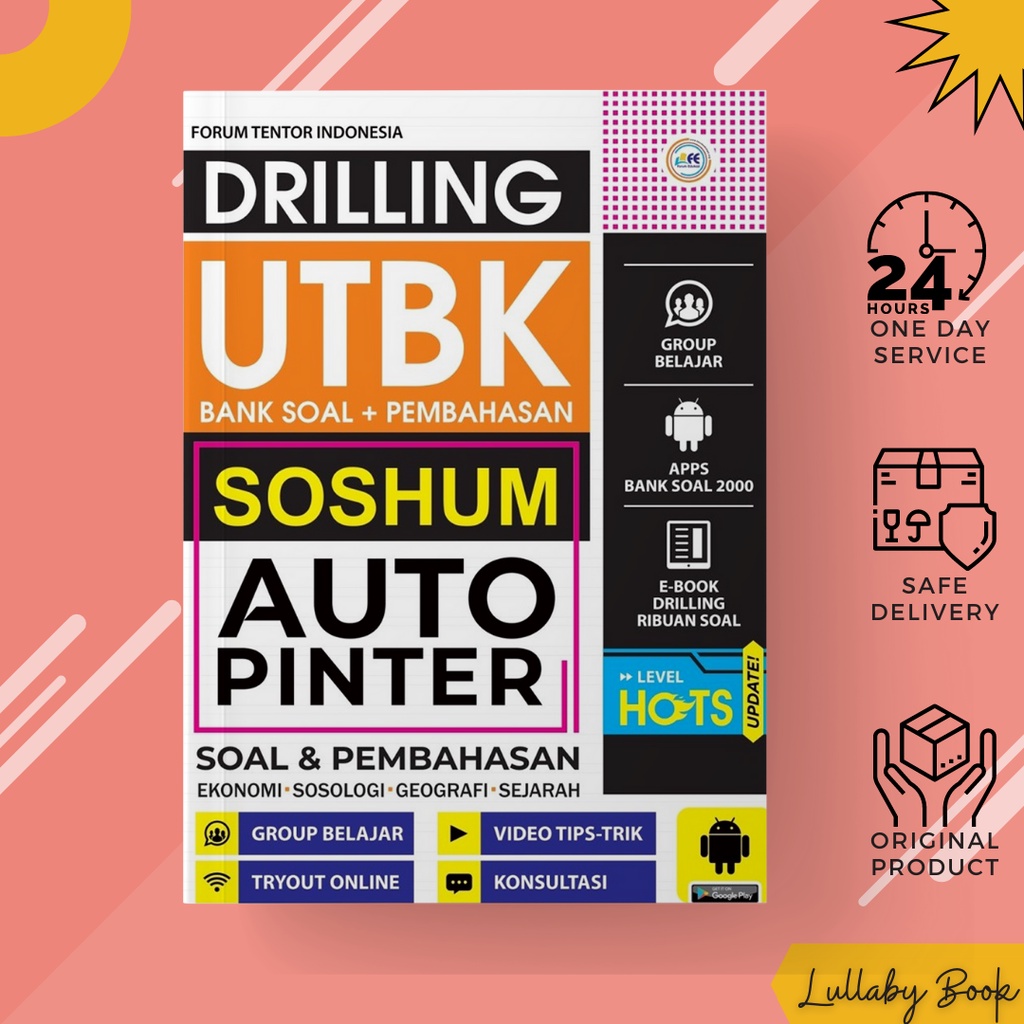 Jual BUKU DRILLING UTBK SOSHUM AUTO PINTER // Siap tembus UTBK SOSHUM 2022 | Shopee Indonesia