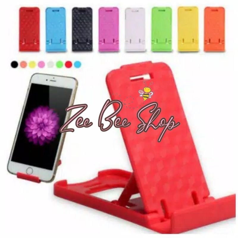 Jual Stand Holder Standing Handphone Plastic Standart warna warni bisa ...