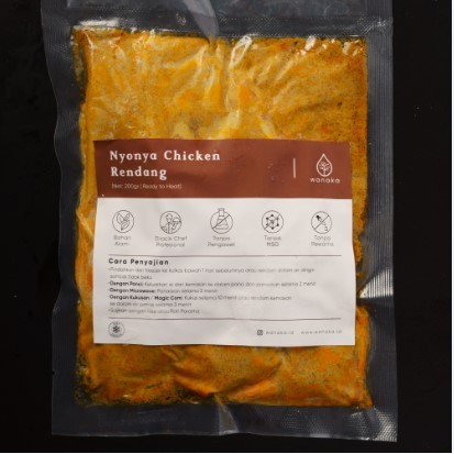Jual WANAKA Nyonya Rendang Chicken 200 Gram (Heat & Eat) | Shopee Indonesia