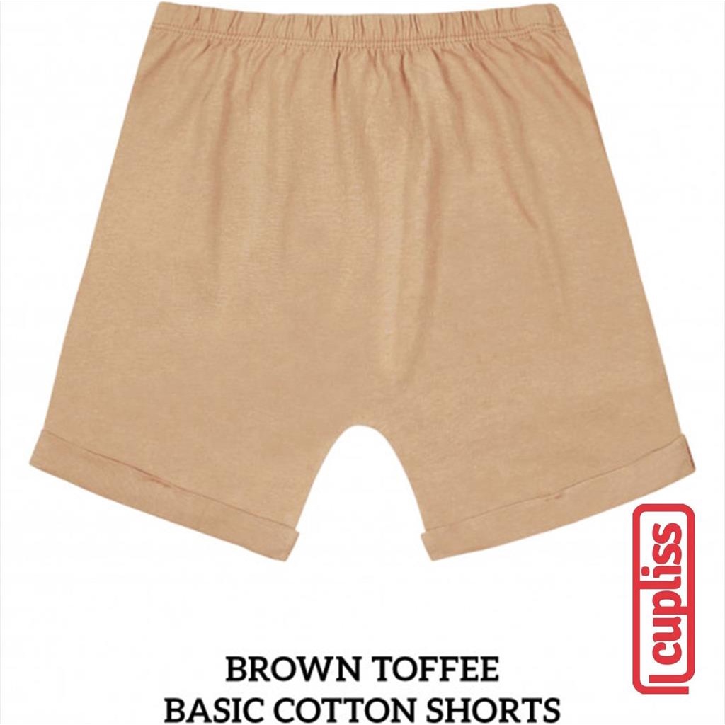Jual Little Palmerhaus Basic Cotton Shorts Brown Toffee Celana Anak ...