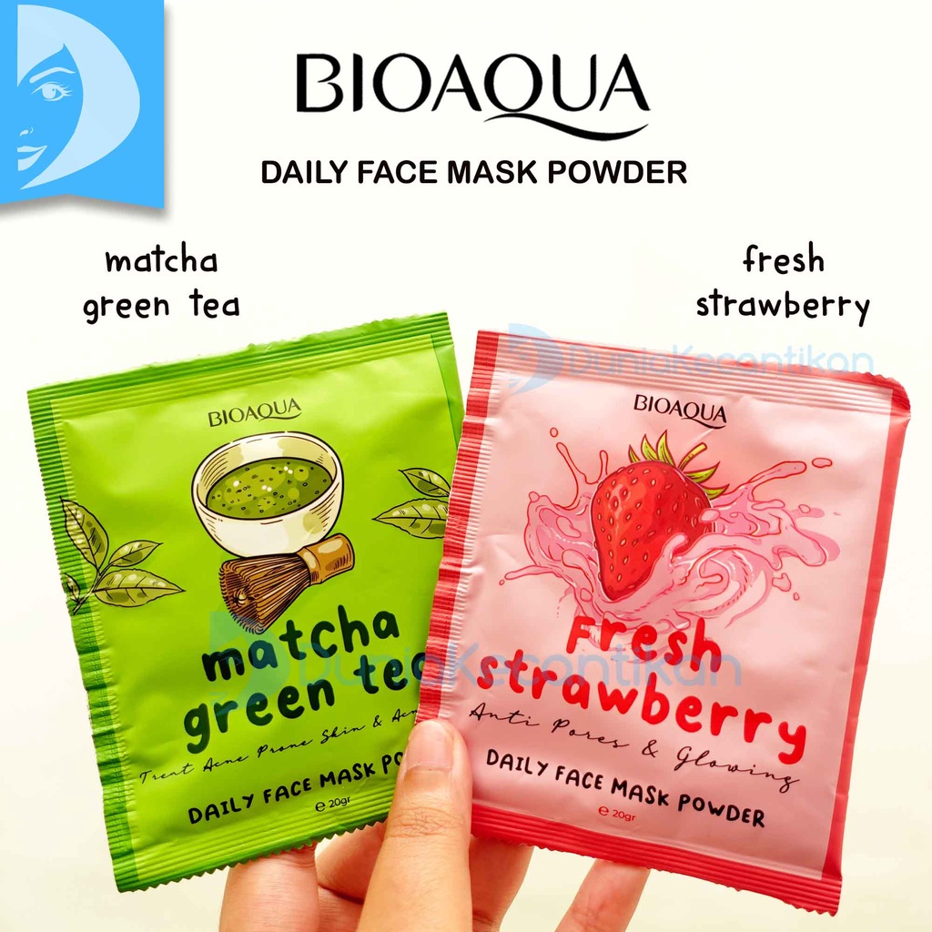 Jual Bioaqua Daily Face Mask Powder 20g Masker Wajah Organik | Shopee ...