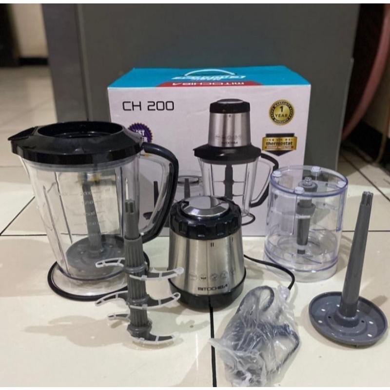 Jual Blender Daging & bumbu/Food Chopper Mitochiba CH200 FOOD CHOPPER ...