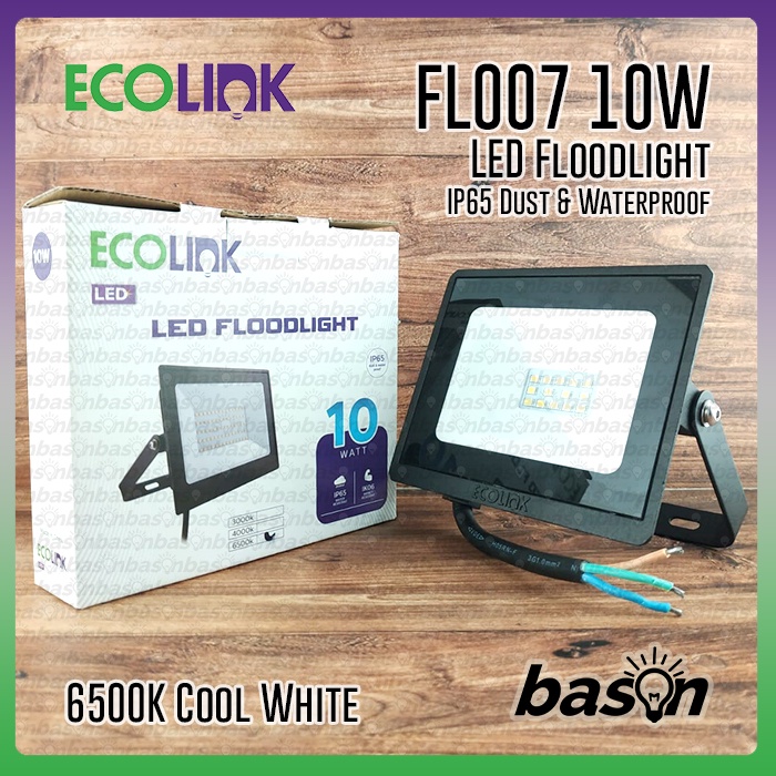 Jual ECOLINK FL007 10W - Lampu Sorot LED Floodlight - IP65 Outdoor ...