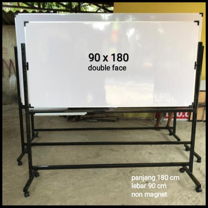 Jual Whiteboard Double Face 90X180 Cm | Shopee Indonesia