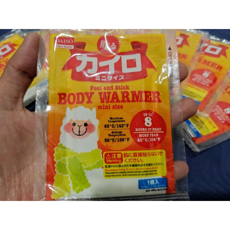 Jual Heat pack / Body Warmer Mini Size Daiso | Shopee Indonesia