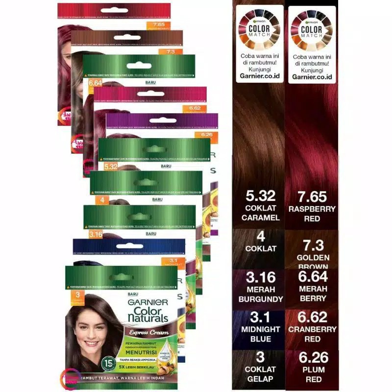 Jual Garnier Color Cat Rambut Sachet | Shopee Indonesia