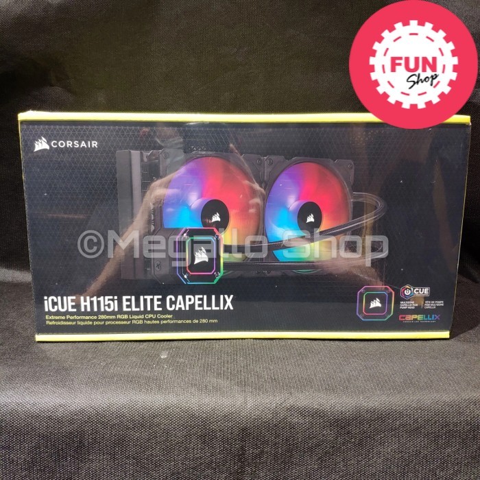 Jual Corsair iCUE H115i Elite Capellix Liquid CPU Cooler Garansi Resmi ...