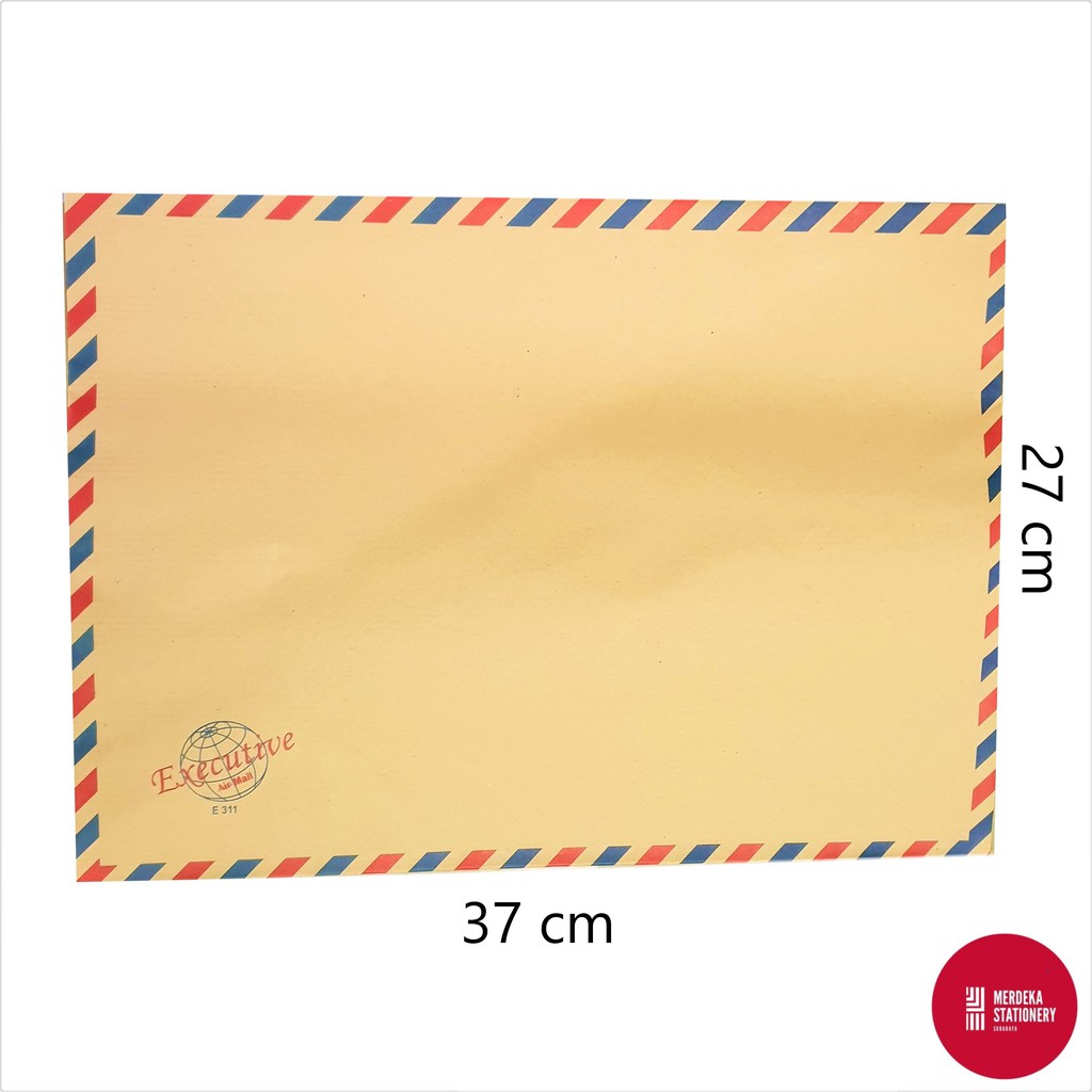 Jual (10 Lembar)Amplop/Envelope/Surat Coklat Airmail/Air Mail Executive ...
