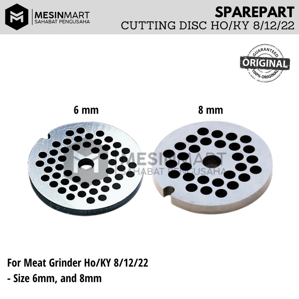 Jual Spare Part: Saringan Mesin Giling Daging Meat Grinder HO/KY 6mm ...