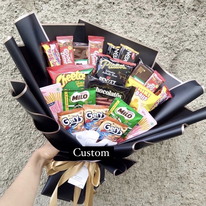 Jual Buket Snack/ Snack Buket/Buket Wisuda/Buket Snack Murah | Shopee ...