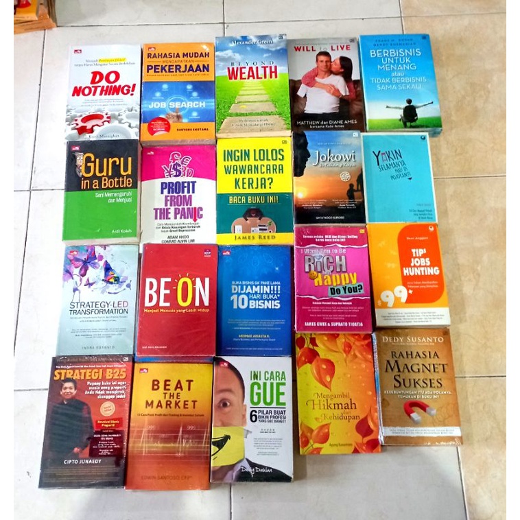 Jual ( OBRAL ) BUKU MURAH MOTIVASI / INSPIRASI / SELF DEVELOPMENT/ SELF IMPROVEMENT ...