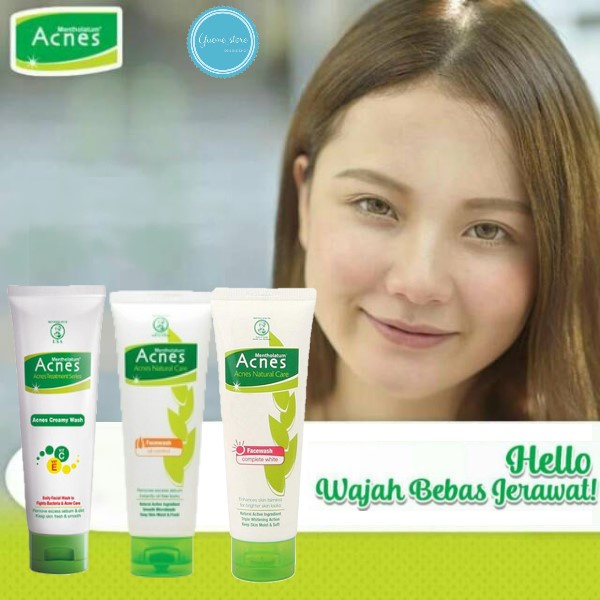 Jual ACNES Creamy Wash & Face Wash | Sabun Jerawat | Treatment Jerawat ...