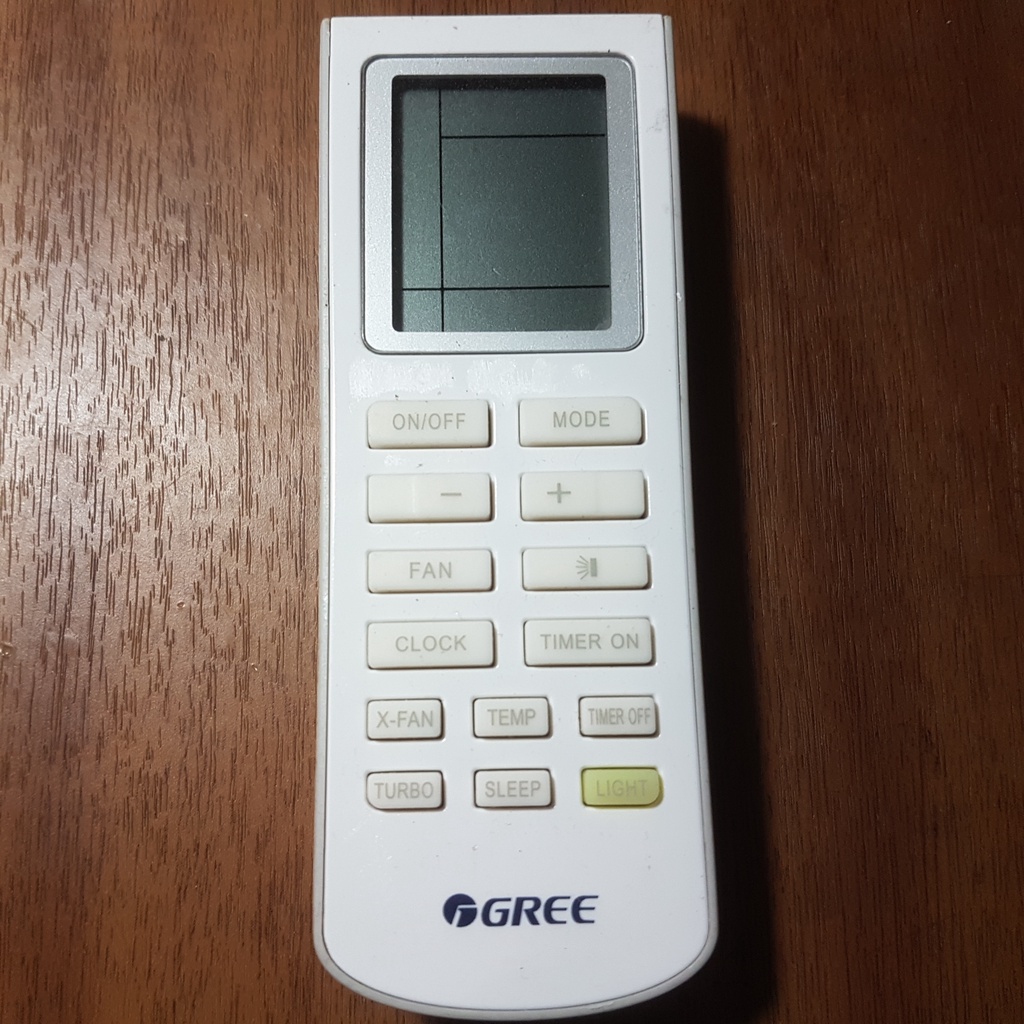 Jual Remote AC Gree YAM1F Second Original | Shopee Indonesia