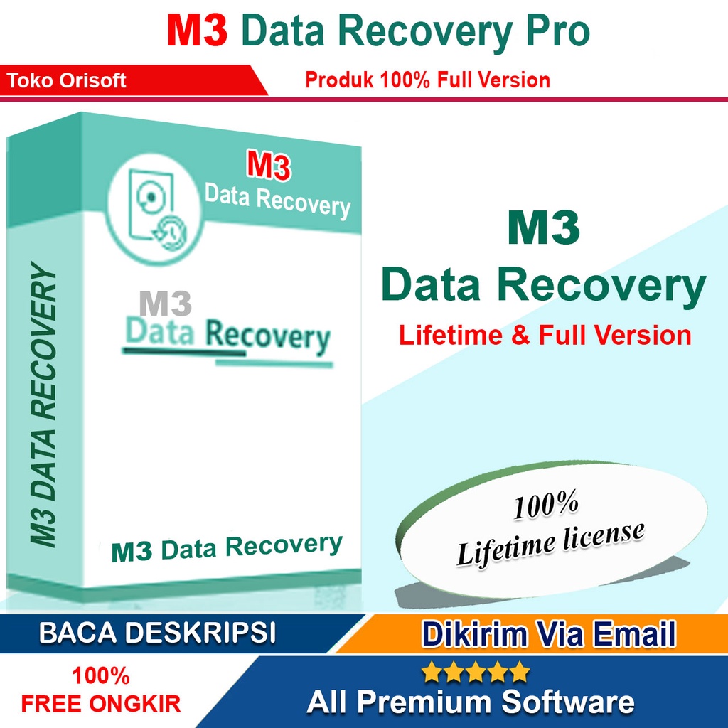 Jual M3 Data Recovery Pro Hardisk Rusak Raw Partisi Hilang Terformat ...