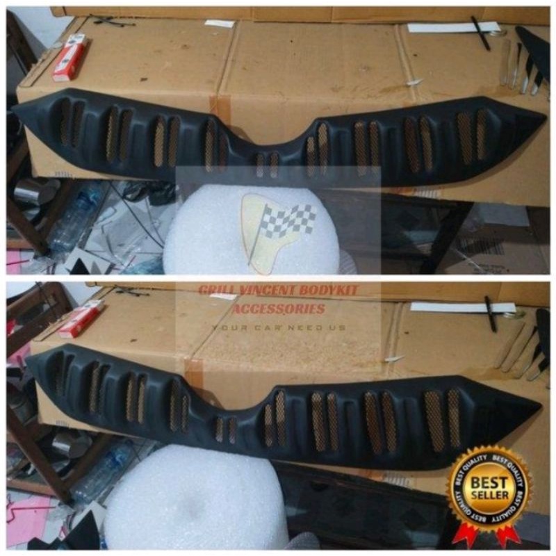 Jual Grill Apollo Sigra facelift 2019 2020 2021 2022 full hitam doff ...