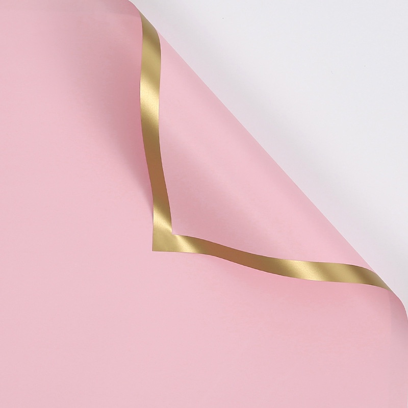 Jual Kertas Buket Bunga List Gold Line Emas Flower Wrapping Paper ...