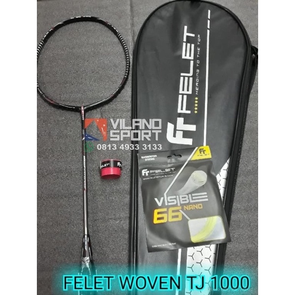 Jual Raket Badminton Felet Woven TJ 1000 Original | Shopee Indonesia