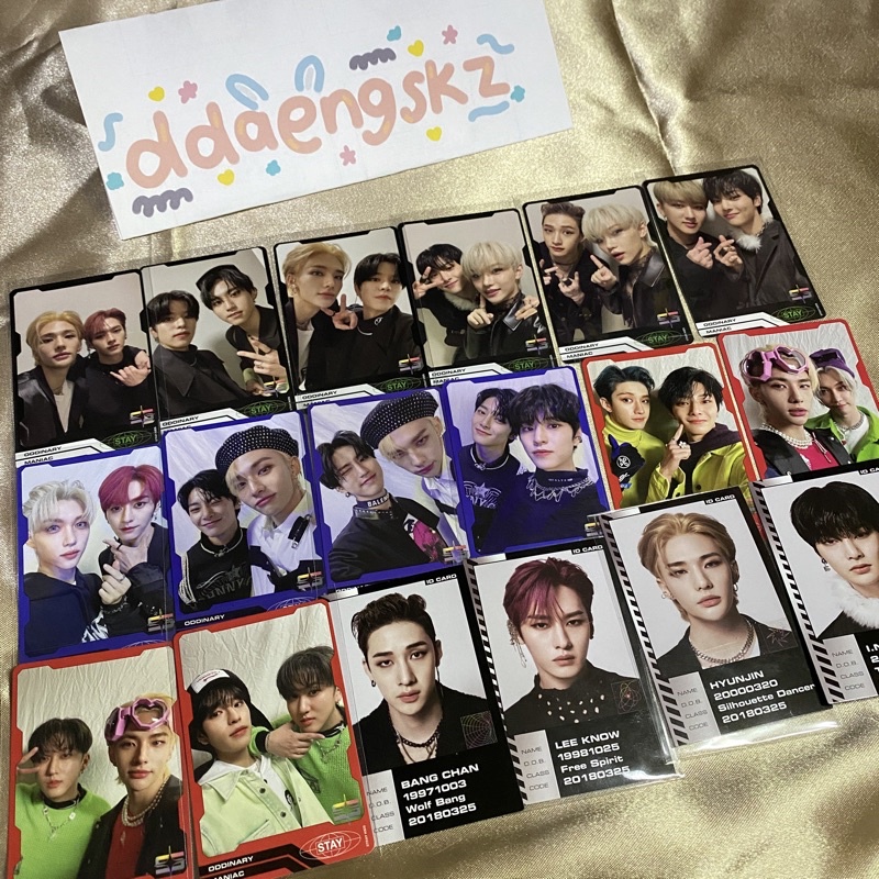 Jual stray kids oddinary trading card unit TC ID card photocard pc [bang chan lee know changbin ...