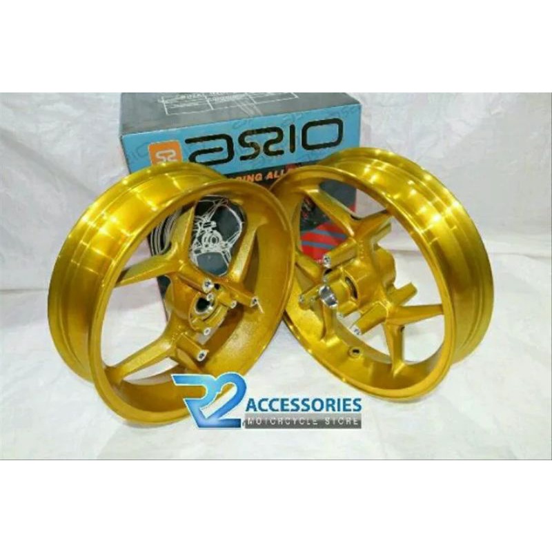 Jual VELG AXIO PALANG 3Y NMAX LAMA/OLD 1SET UK 300/450-14 DEPAN DOUBLE ...