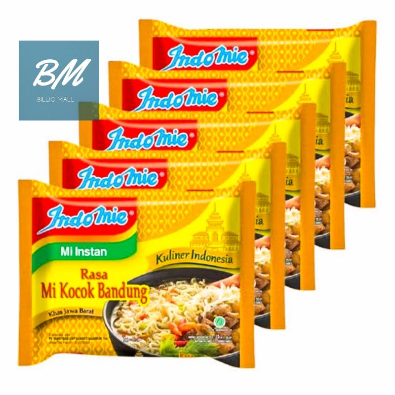 Jual Indomie Mi Kocok Bandung 5 Pcs / Mie Indomie Kuah Rasa Mie Kocok ...
