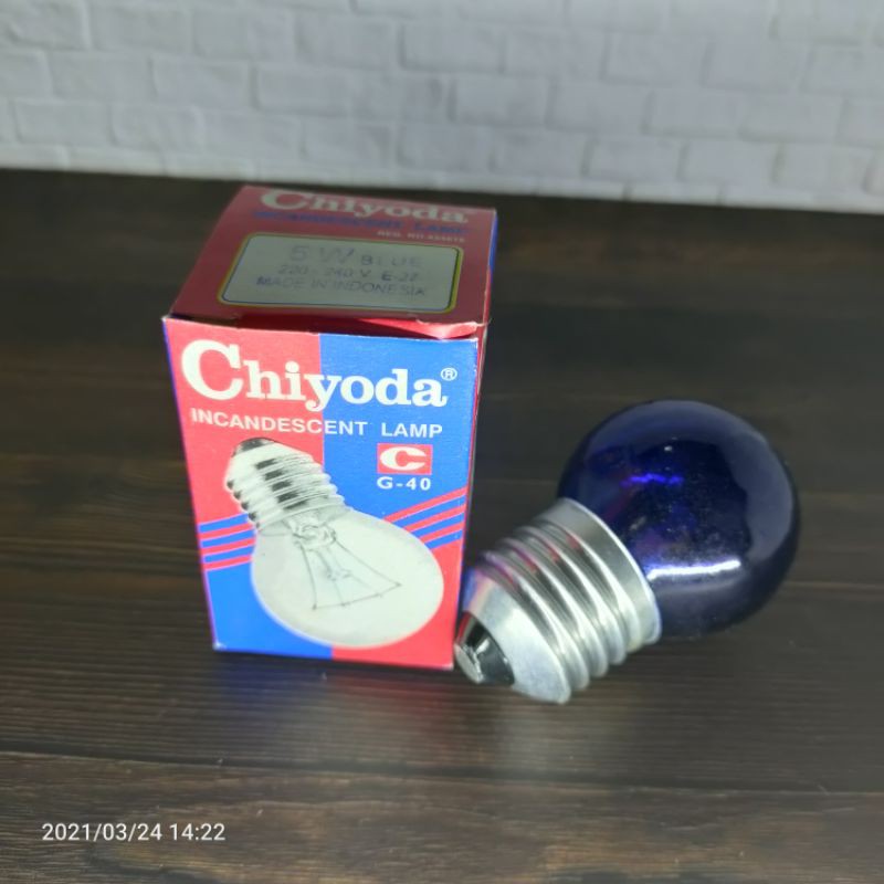Jual Lampu dop chiyoda 5w E27 Red / Blue | Shopee Indonesia