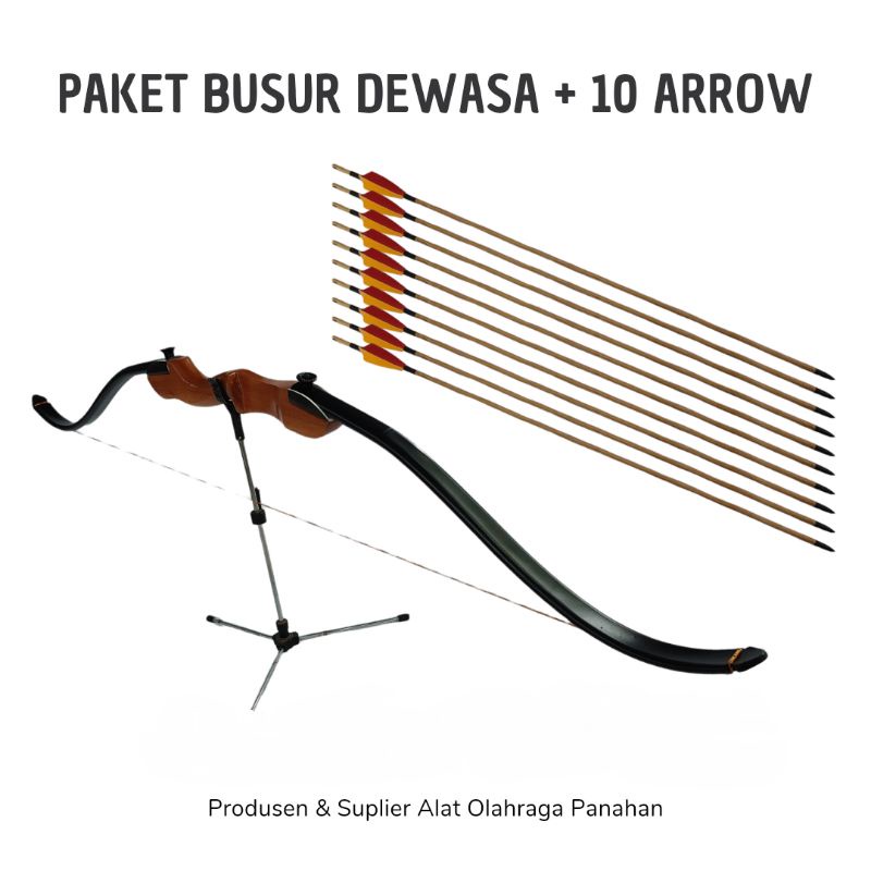 Jual Paket Busur Panahan Dewasa + 10 Arrow | Shopee Indonesia