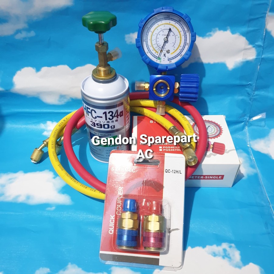 Jual Paket Lengkap Isi fr3 on Ac Mobil Singhlass R134 R 134a | Shopee Indonesia