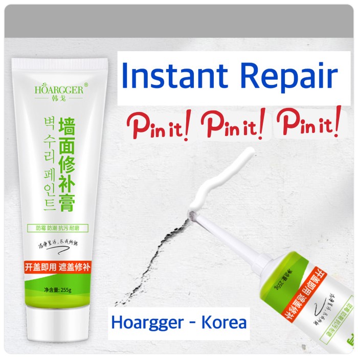 Jual Dempul Tembok Retak Bolong Coretan Noda Dinding Cat Terkupas ANTI ...