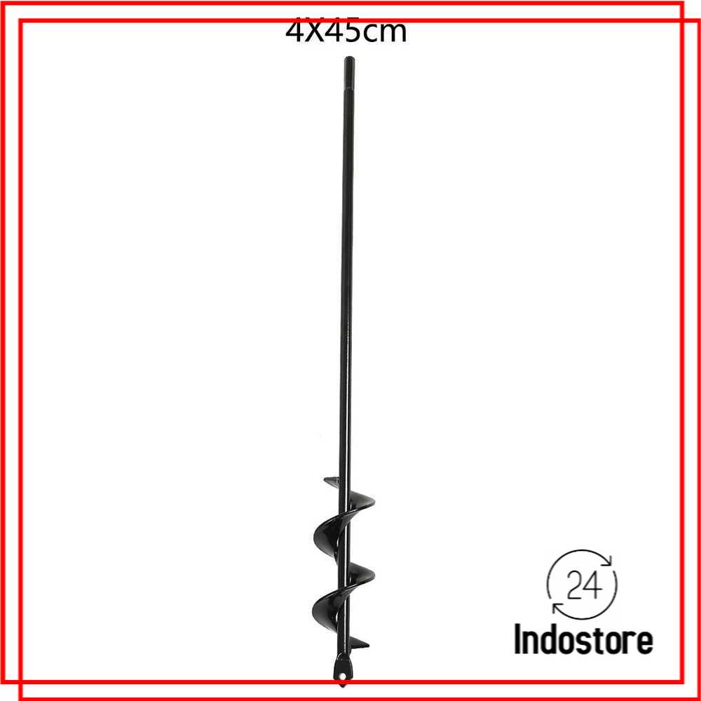 Jual Mata Bor Penggali Tanah Titanium Steel Auger Spiral Drill Head ...