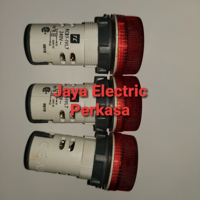 Jual Pilot Lamp merek TC Warna Merah 220-240VAC | Shopee Indonesia