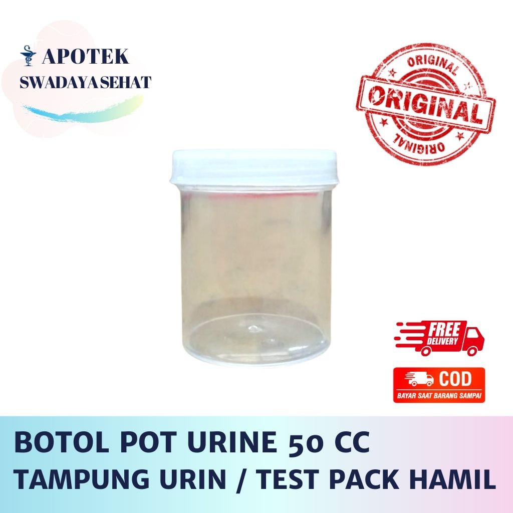 Jual BOTOL POT URINE 50 CC - Pot Plastik Salep 50cc 20 cc Tampung Urin ...