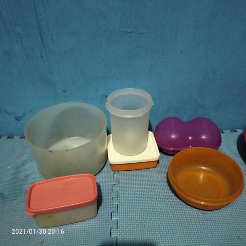 Jual dapat semua seperti gambar tupperware second | Shopee Indonesia
