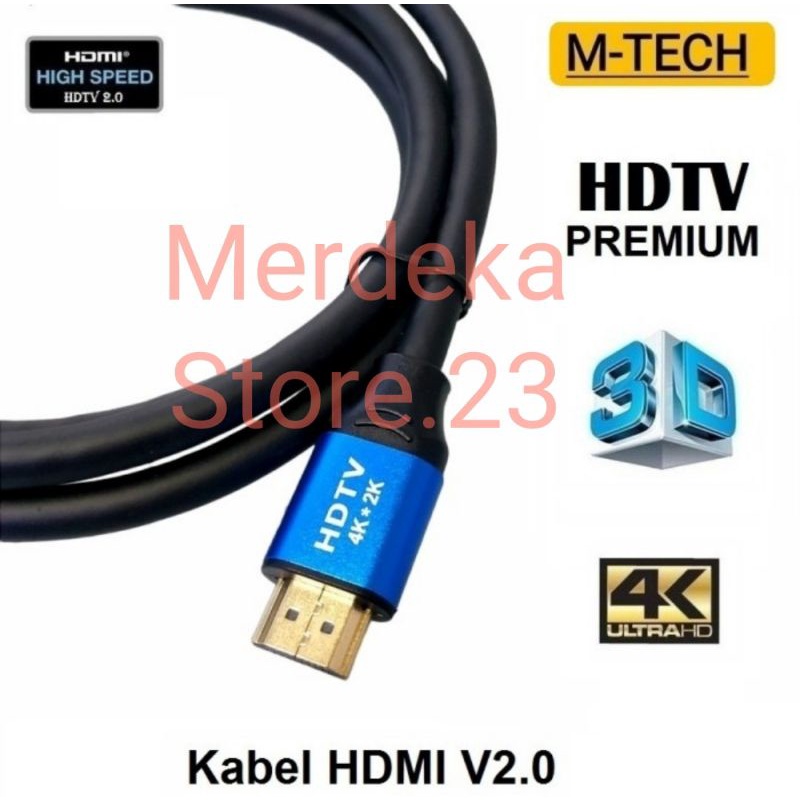 Jual M-TECH Kabel HDMI 15M UltraHD 4K Premium V2.0 - High Speed 15 Meter Original | Shopee Indonesia